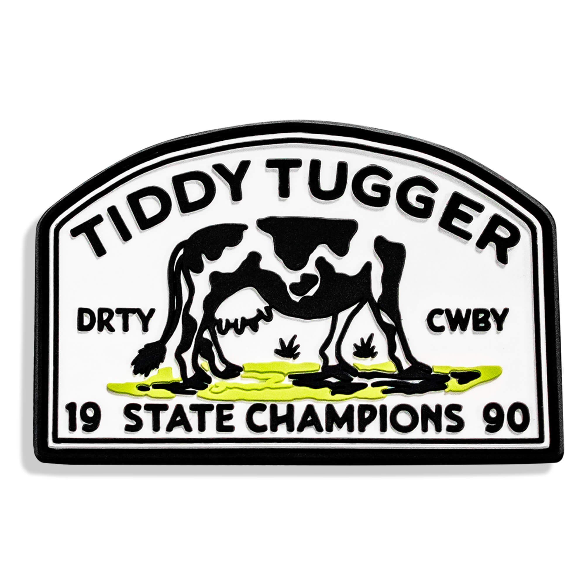 State Champions Tiddy Tugger PVC Velcro Patch | Dirty Cowboy Mfg.
