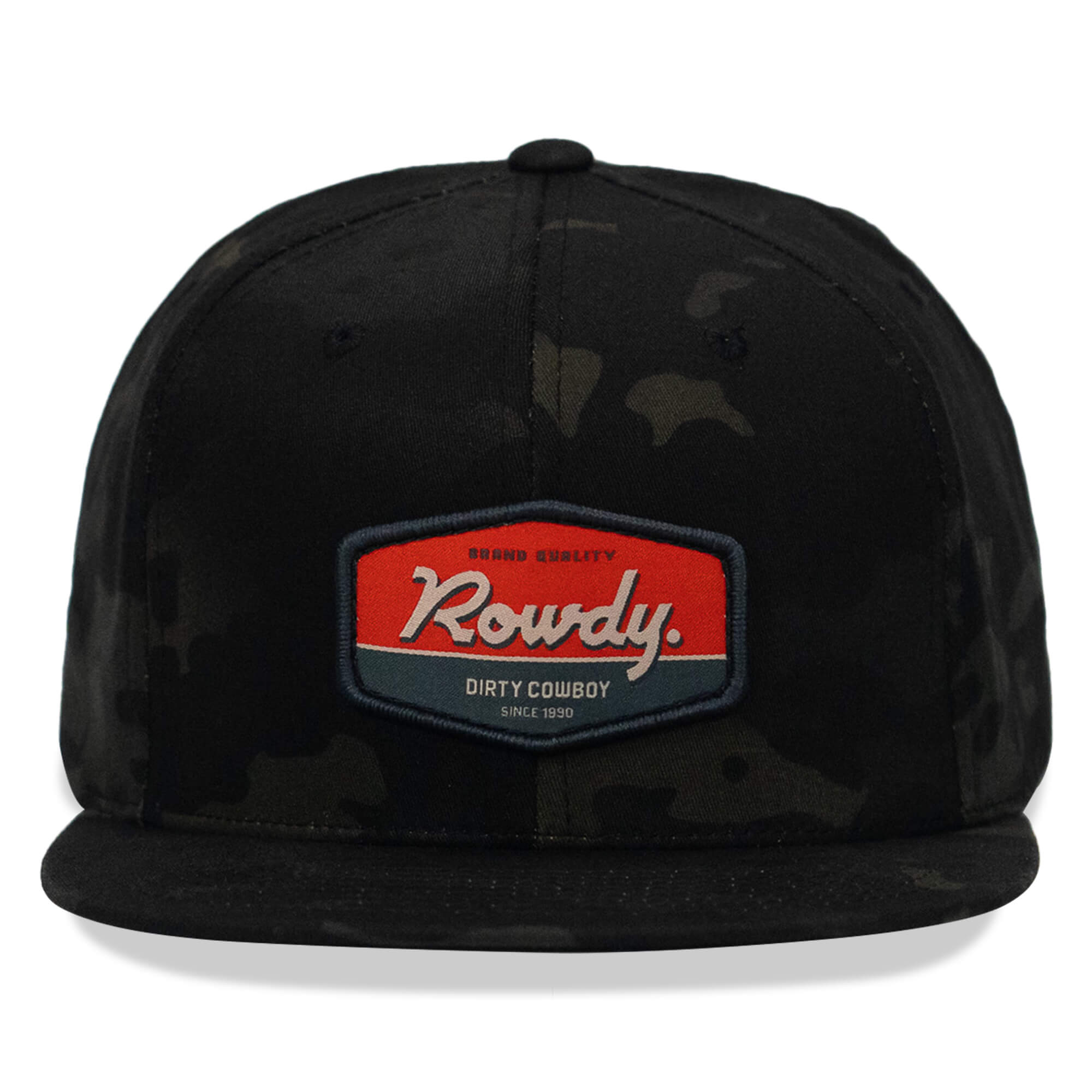 Rowdy. Dirty Cowboy Patch Flatbill Snapback | Dirty Cowboy USA